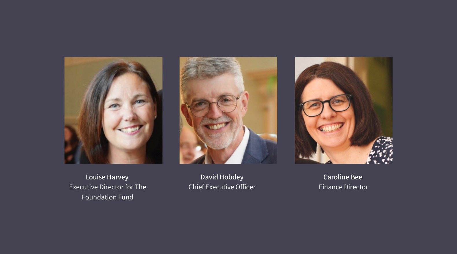 Behind The Scenes: St John's Executive Team - St John's Foundation | Good Living & Funding ...